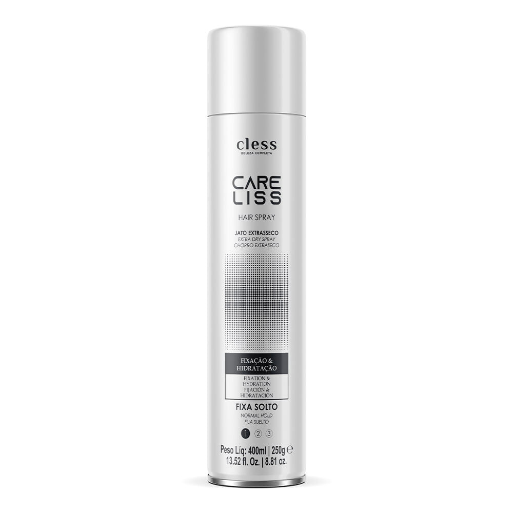 Care Liss Hair Spray Normal Fixa Solto 400ml - Cless Cosméticos