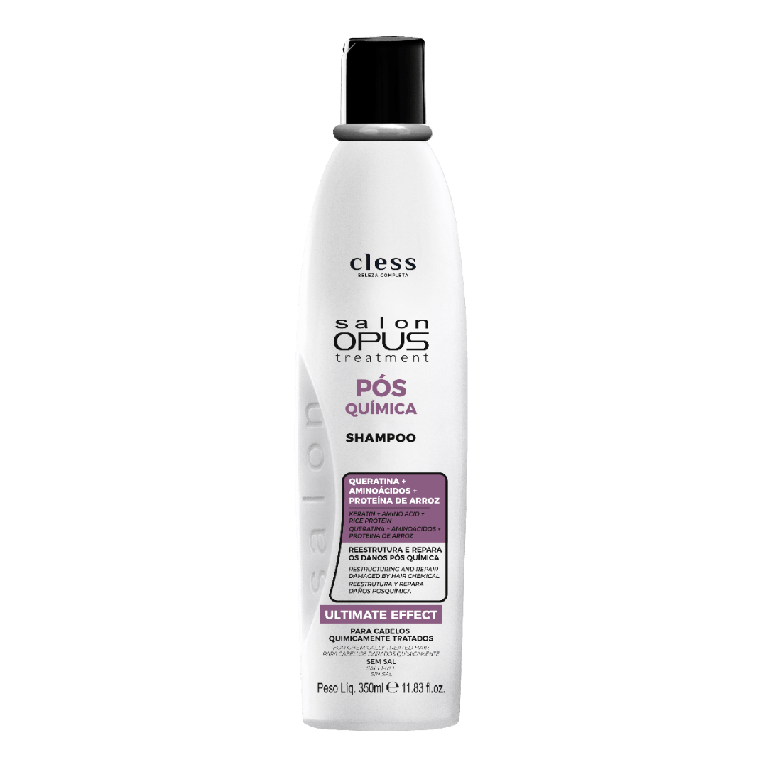 Salon Opus Shampoo Pós Química 350ml - Cless Cosméticos