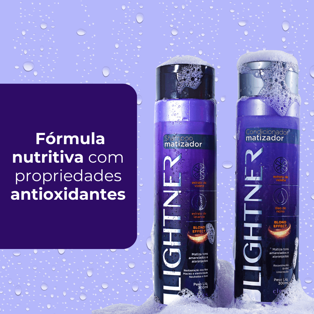 Shampoo Matizador Blond Violet Lightner 300ml - Cless Cosméticos